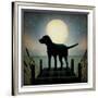 'Moonrise Black Dog' Prints - Ryan Fowler | AllPosters.com