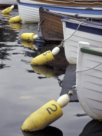 'Mooring Buoys at the Center for Wooden Boats, Seattle, Washington, USA ...