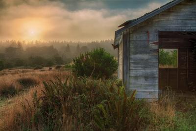'Morning Glow and Coastal Shack' Photographic Print - Vincent James ...
