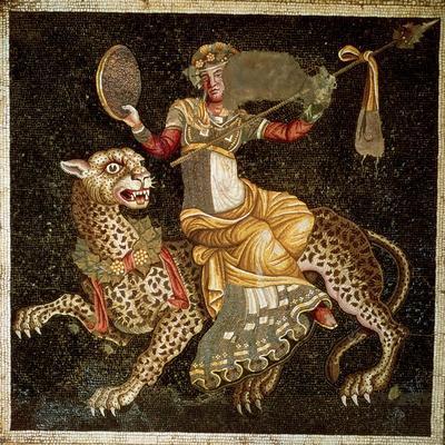 'Mosaic of Dionysus Riding a Leopard circa 180 AD' Giclee Print ...
