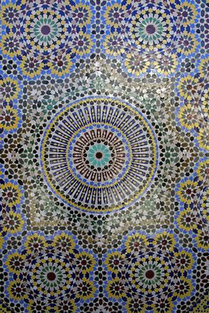 'Mosaic Wall for Fountain, Fes, Morocco, Africa' Photographic Print ...
