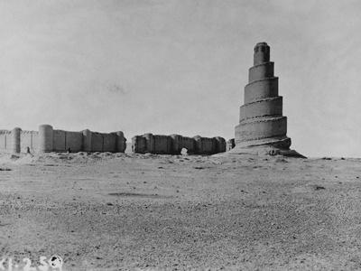 'Mosque of Samarra, Exterior, Mesopotamia' Photographic Print ...