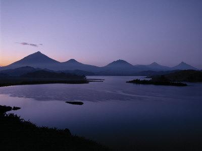'Most Beautiful Lake Mutanda of Great Lakes Region with Volcanoes of ...