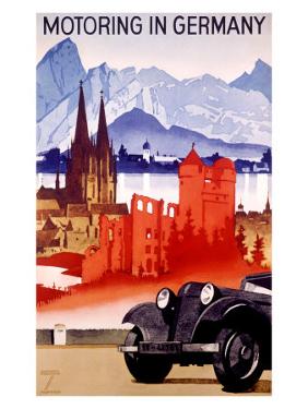 German Travel Ads (Vintage Art) Posters, Prints, Paintings & Wall Art ...