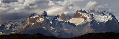 'Mountain panorama, Torres del Paine national park, Patagonia, Chile ...