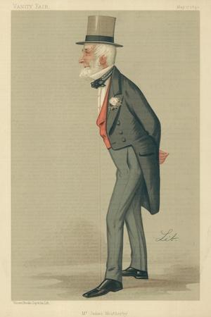 'Mr James Weatherby, 17 May 1890, Vanity Fair Cartoon' Giclee Print ...
