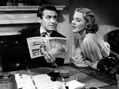 'Mr. Smith Goes To Washington, James Stewart, Jean Arthur, 1939' Photo ...