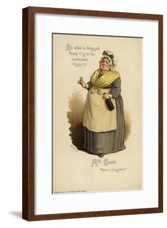 'Mrs Gamp, from Martin Chuzzlewit, by Charles Dickens' Giclee Print ...