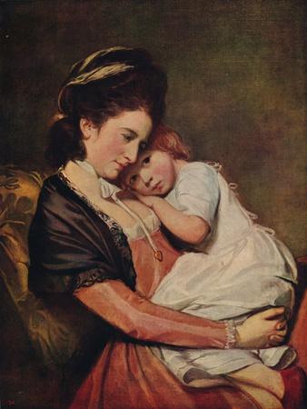 ''Mrs Johnstone and her Son (?)', 1775-1780, (c1915)' Giclee Print ...