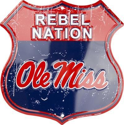 'MS Univ Rebel Nation' Tin Sign | AllPosters.com