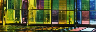 'Multi-Colored Glass in a Convention Center, Palais De Congres De ...