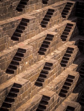 'Multiple Stairs at the Chand Baori Stepwell' Photographic Print - R.M ...