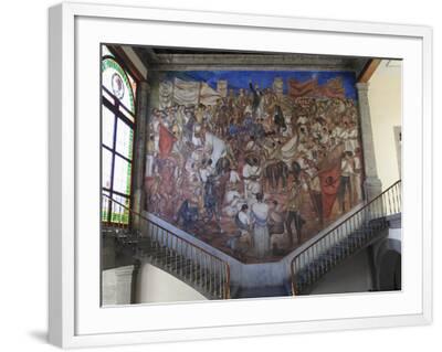 'Mural, El Castillo De Chapultepec (Chapultepec Castle), Chapultepec ...