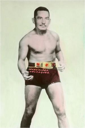 'Murcielago, The Bat, Velasquez, Mexican Wrestler' Print | AllPosters.com