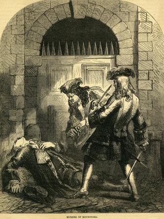 Murder of William Mountford, 1692 Giclee Print | AllPosters.com