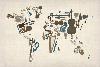 'Musical Instruments Map of the World' Posters - Michael Tompsett ...