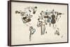 'Musical Instruments Map of the World' Posters - Michael Tompsett ...