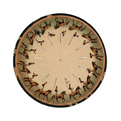 'Muybridge Zoopraxiscope, Horseback Somersault, 1893' Giclee Print ...