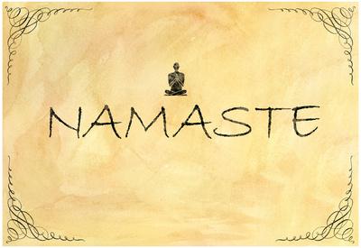 'Namaste' Print | AllPosters.com