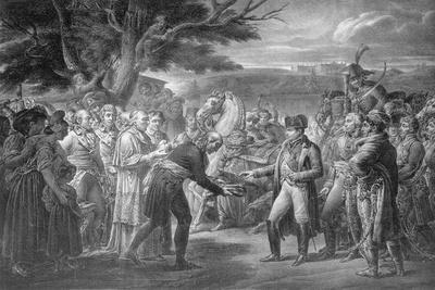 'Napoleon during Surrender of Keys of Vienna' Giclee Print | AllPosters.com