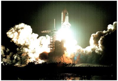 'NASA Early Morning Space Shuttle Launch Art Print Poster' Photo ...