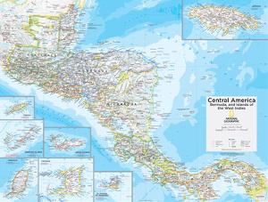Maps of Central America Posters, Prints, Paintings & Wall Art ...
