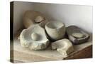 Native American Metates Y Manos, or Grinding Stones for Corn, at San ...