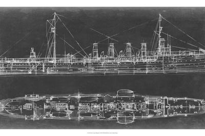 'Navy Cruiser Blueprint' Art - Ethan Harper | AllPosters.com