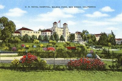 'Navy Hospital, Balboa Park, San Diego, California' Posters ...