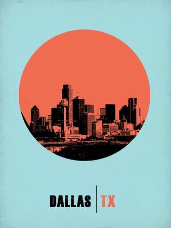 'Dallas Circle Poster 1' Posters - NaxArt | AllPosters.com