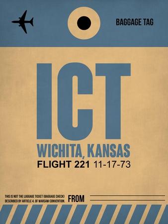 ICT Wichita Luggage Tag I - NaxArt | AllPosters.com