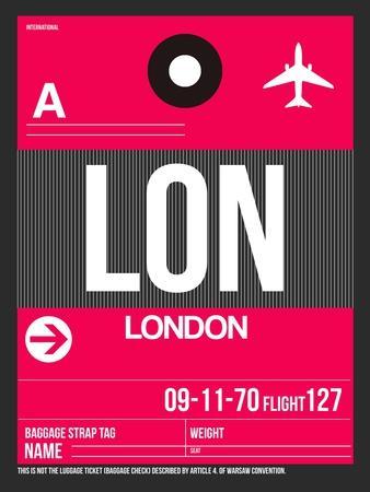 LON London Luggage Tag 2 - NaxArt | AllPosters.com