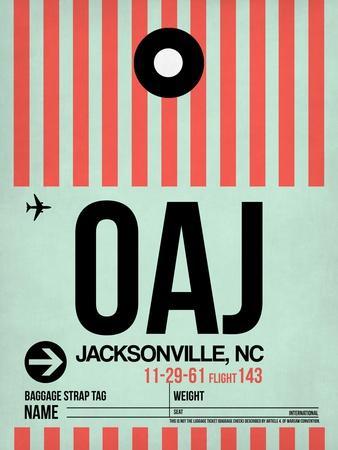 'OAJ Jacksonville Luggage Tag I' Print - NaxArt | AllPosters.com