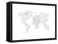'World Wire Map 5' Poster - NaxArt | AllPosters.com