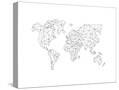'World Wire Map 5' Poster - NaxArt | AllPosters.com