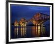 'Forth Railway Bridge at Night, Queensferry, Edinburgh, Lothian ...