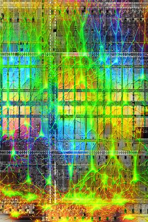 'Neural Network' Photographic Print - PASIEKA | AllPosters.com