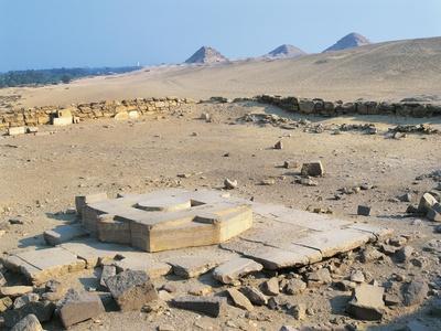 'Neuserre Temple to Sun God Re at Abu Jirab' Giclee Print | AllPosters.com