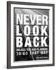 'Never Look Back' Poster - Walter Bibikow | AllPosters.com