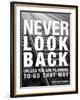 'Never Look Back' Poster - Walter Bibikow | AllPosters.com