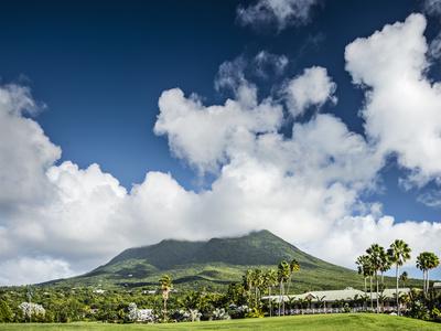 'Nevis Peak, a Volcano in the Caribbean.' Photographic Print ...