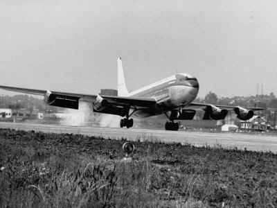 'New Boeing 707 Jet Being Taken for a Test Flight' Photographic Print ...