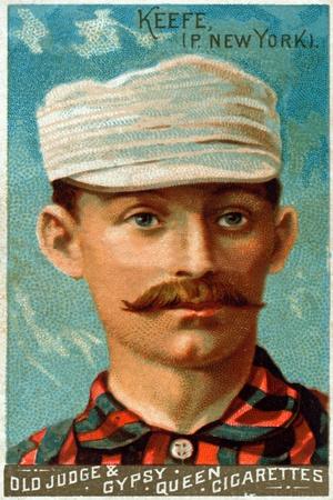 'New York City, NY, New York Giants, Tim Keefe, Baseball Card' Poster ...