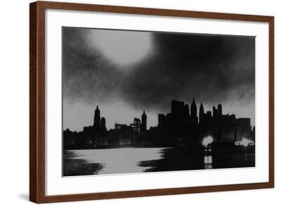 'New York City Skyline, During Blackout of November 9, 1965' Photo ...