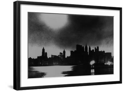 'New York City Skyline, During Blackout of November 9, 1965' Photo ...