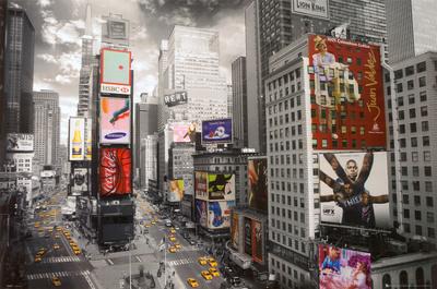 'NEW YORK - Times square Aerial' Posters | AllPosters.com
