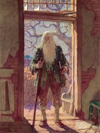 'Illustration for Rip Van Winkle (Colour Litho)' Giclee Print - Newell ...