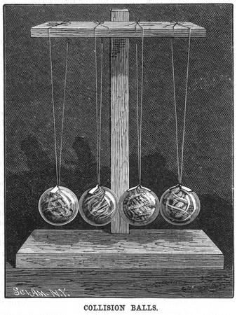 'Newton's Cradle, Pendulum Collision Balls' Posters | AllPosters.com