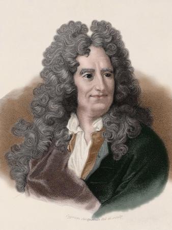 'Nicolas Boileau-Despreaux (1636-1711). French Poet. Engraving.' Giclee ...