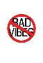 'No Bad Vibes - Vertical Sign' Prints | AllPosters.com